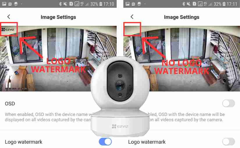 Hide or Show Logo Watermark on EZVIZ Camera Complete Guide | CCTV Manuals